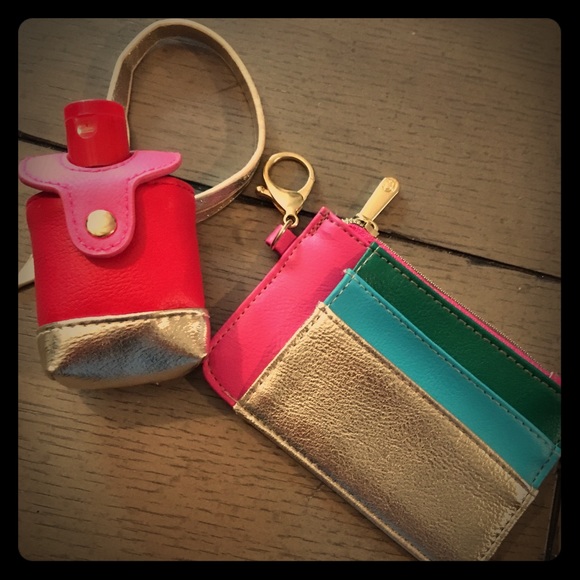 Charming Charlie | Accessories | Key Ring Credit Card And Coin Purse ...